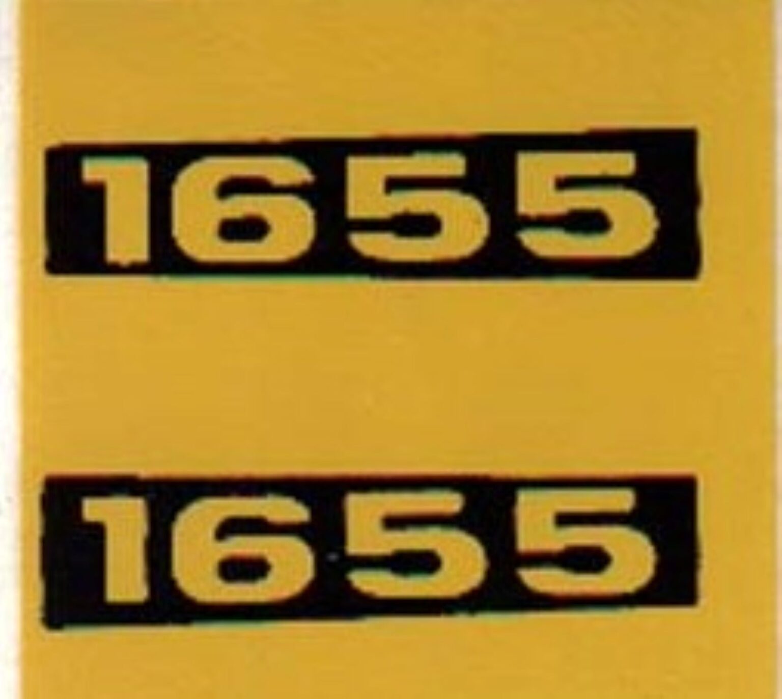 Decal 1/16 Oliver 1655 Model Numbers - DO77 - Midwest Decals & Farm Toys