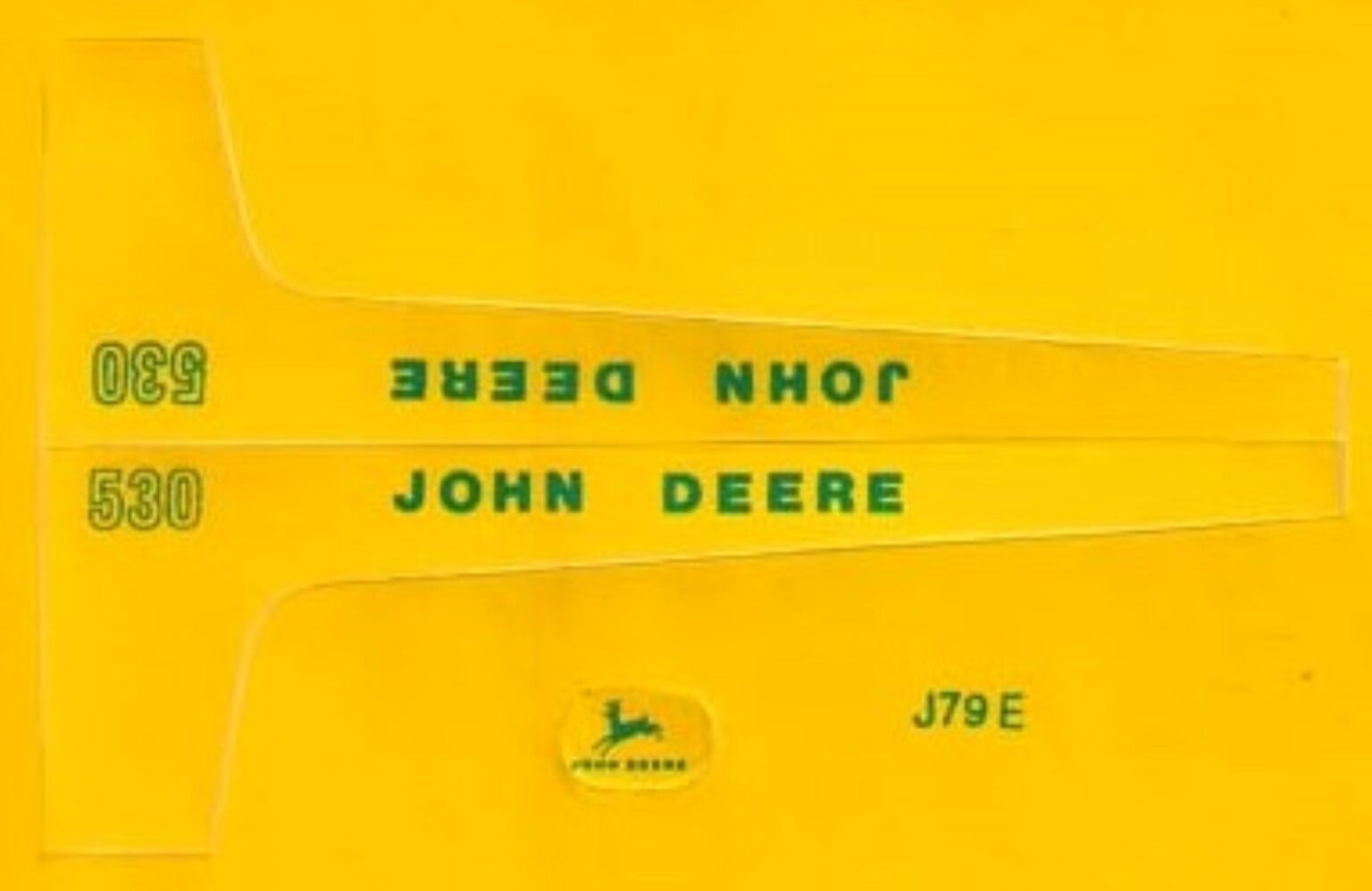 Decal 1/16 John Deere 530 Hood Pannel (ERTL) - DJ79E - Midwest Decals ...