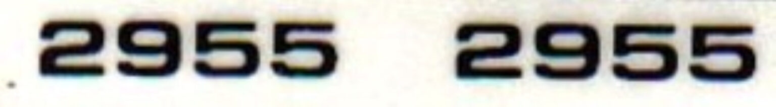 Decal 1/16 John Deere 2955 Model Numbers - DJ176 - Midwest Decals ...