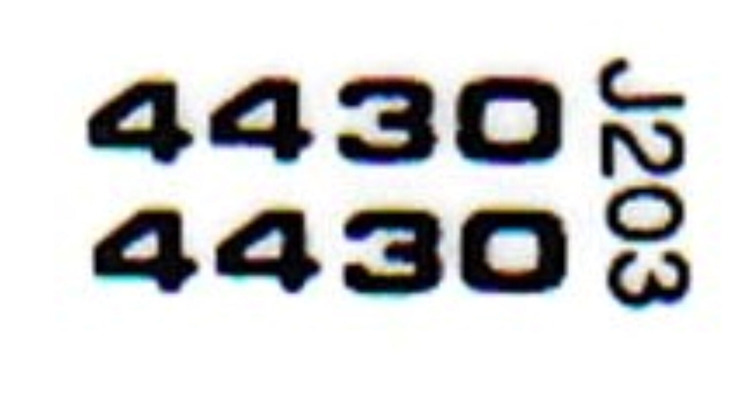 Decal 1/16 John Deere 4430 Model Numbers - DJ203 - Midwest Decals ...