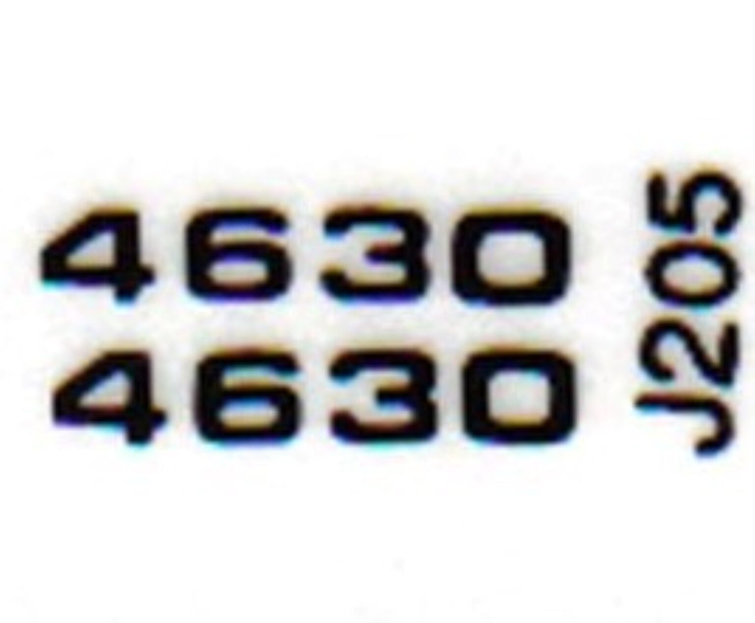 Decal 1/16 John Deere 4630 Model Numbers - DJ205 - Midwest Decals ...