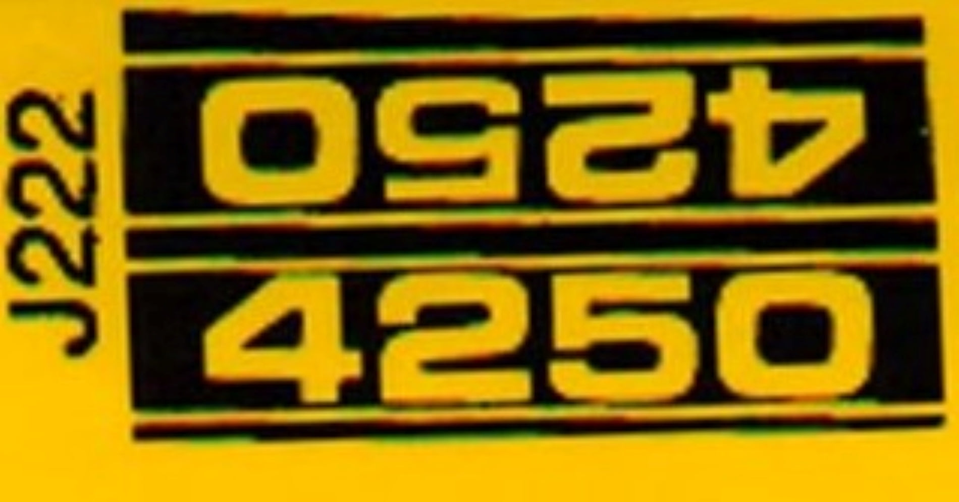 Decal 1/16 John Deere 4250 Model Numbers - DJ222 - Midwest Decals ...
