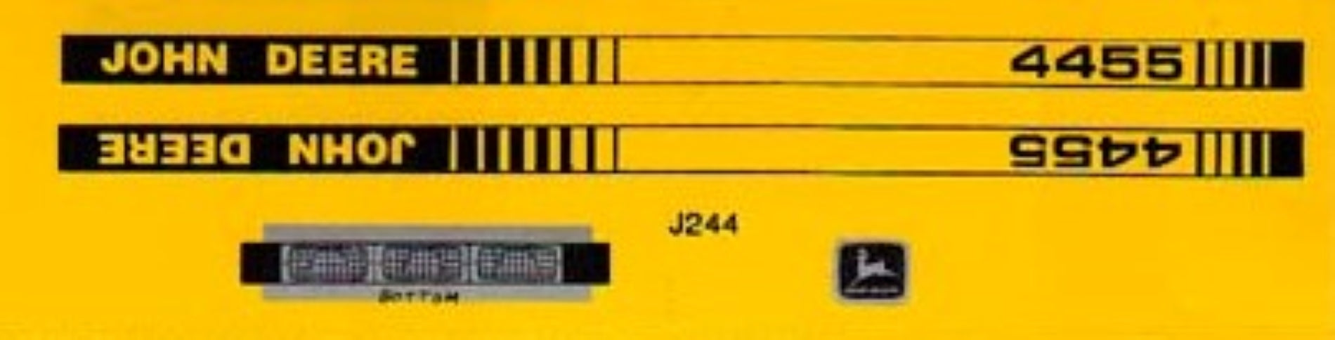 Decal 1/16 John Deere 4455 Set - DJ244 - Midwest Decals & Farm Toys