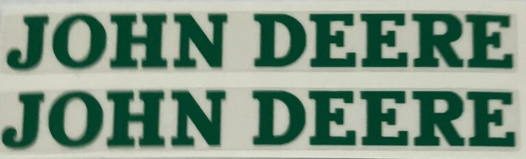 Decal John Deere green - 2 7/8" - Logo - DJ1951L - Midwest Decals ...
