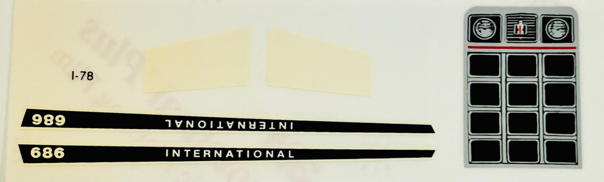 Decal 1/16 IH 686 Set (544 conversion) - DI78 - Midwest Decals & Farm Toys
