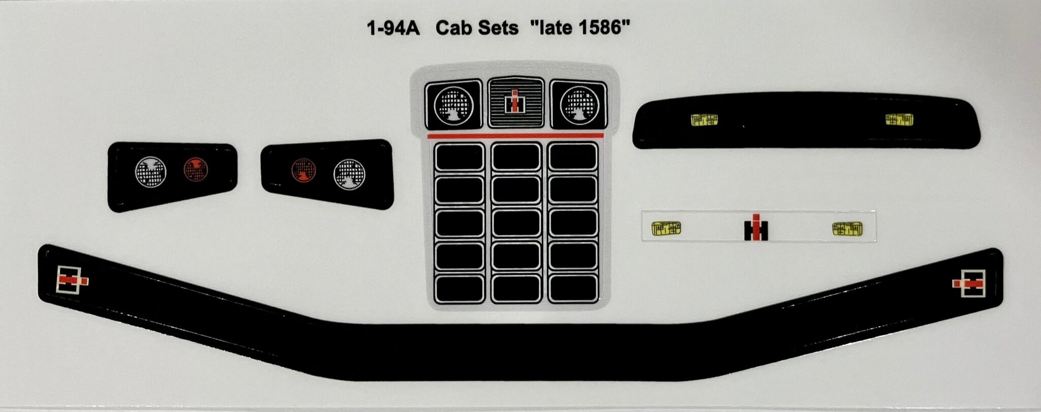 Decal 1/16 IH 86 Series Cab Set - DI94A - Midwest Decals & Farm Toys