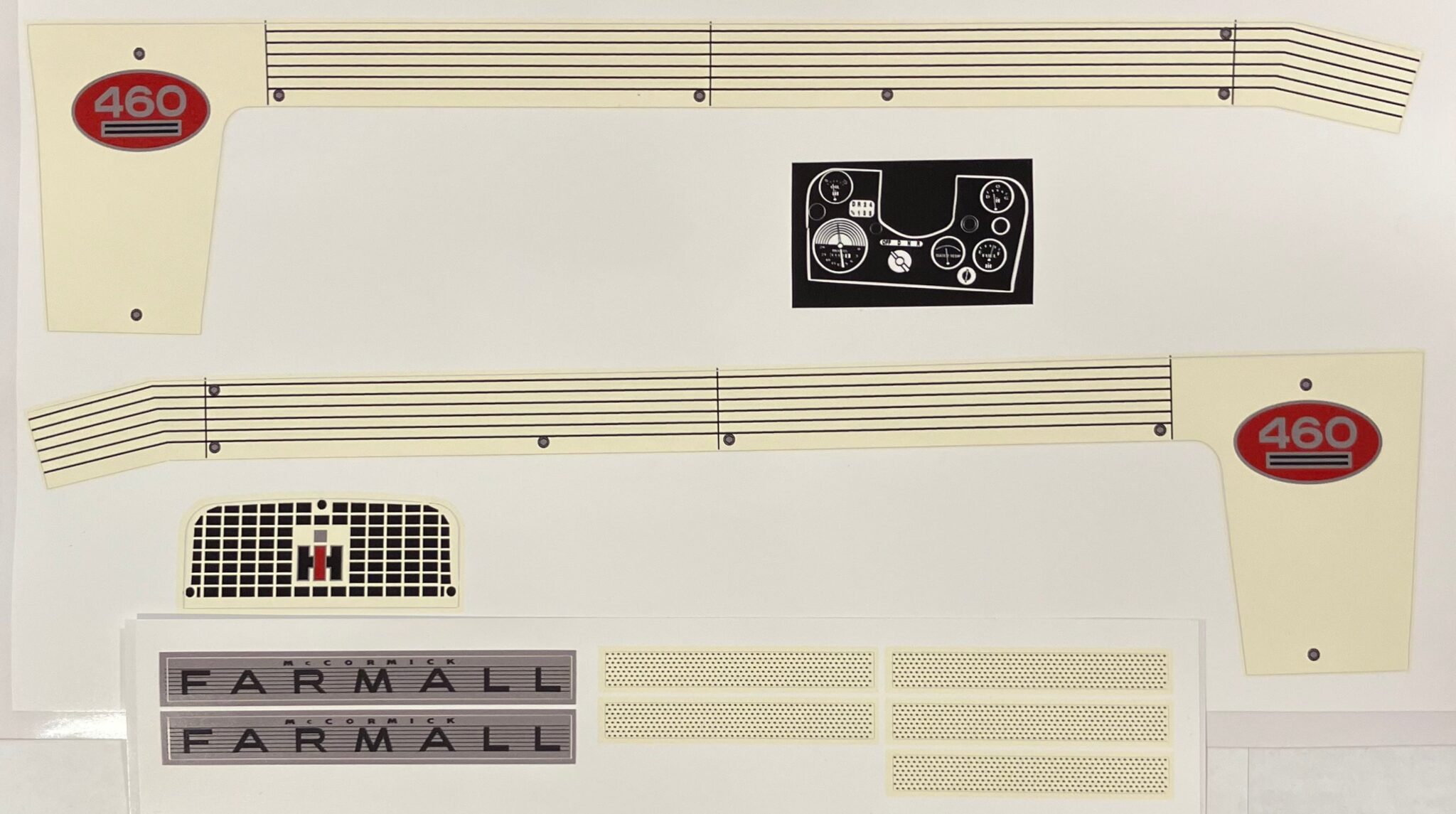 Decal 1/08 Farmall 460 Set - DI4507 - Midwest Decals & Farm Toys