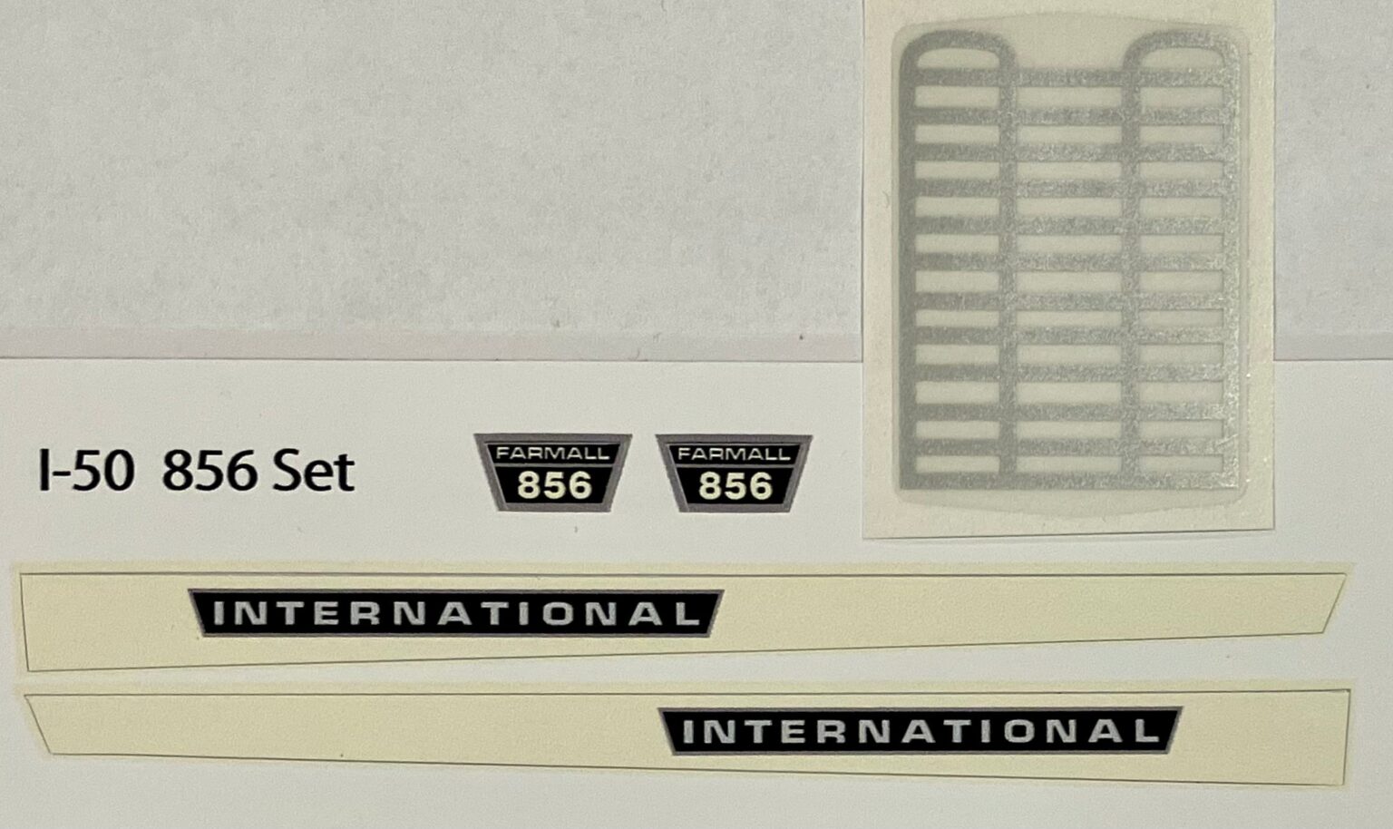Decal 1/16 IH 856 Set - DI50 - Midwest Decals & Farm Toys