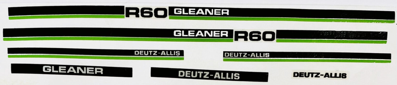 Decal 1/64 Deutz-Allis Gleaner R60 Set (Green) - DA531 - Midwest Decals ...