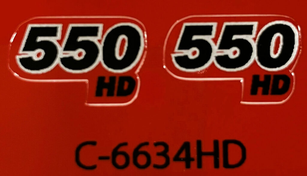 Decal 1/32 Case IH Steiger 550 HD Model Numbers - DC6634HD - Midwest ...
