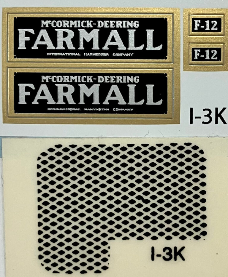 Decal 1/16 Farmall F-12 Set (NB&K) - DI3K - Midwest Decals & Farm Toys
