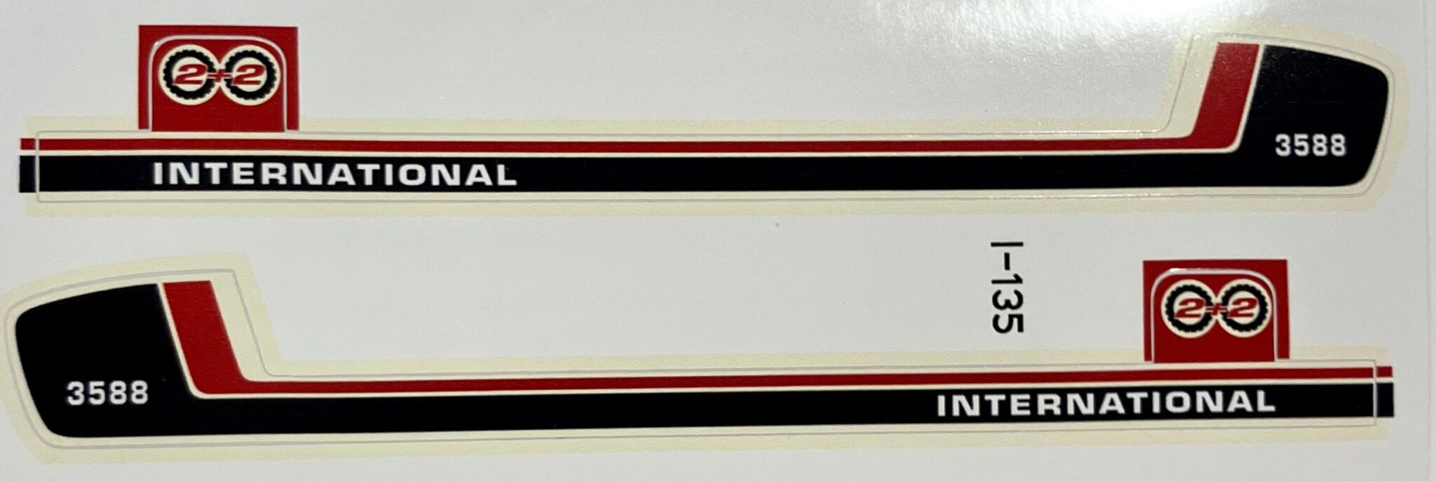 Decal 1/16 IH 3588 2+2 Side Panel - DI135A - Midwest Decals & Farm Toys