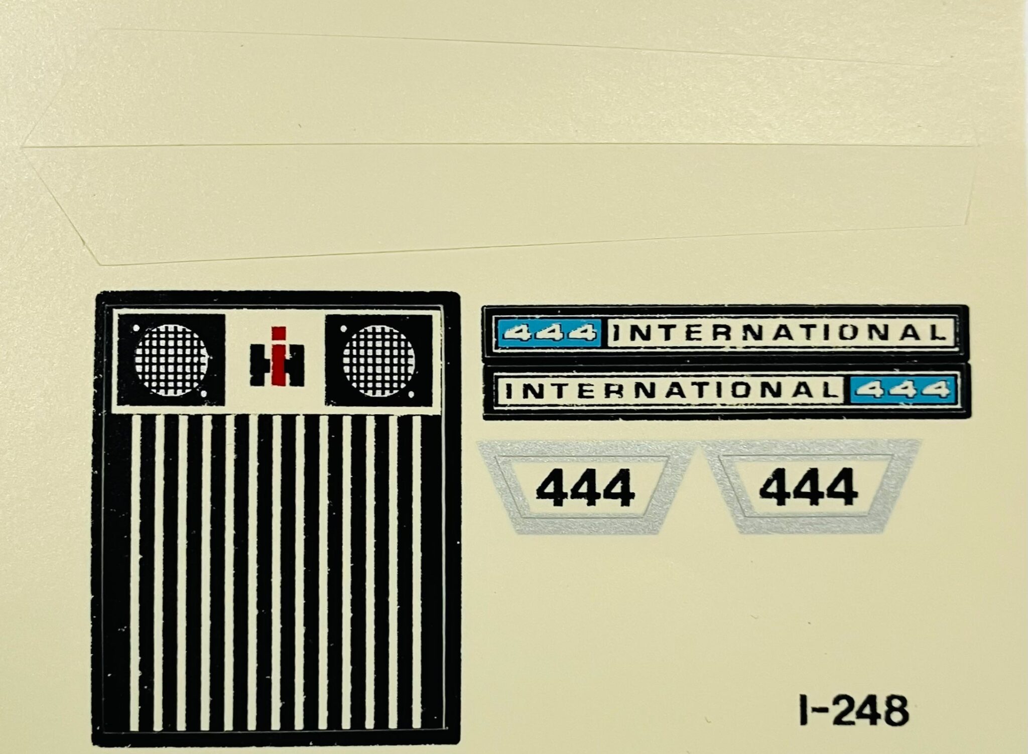 Decal 1/16 IH 444 Set - DI248 - Midwest Decals & Farm Toys