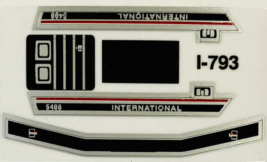 Decal 1/64 IH 5488 Set - DI793 - Midwest Decals & Farm Toys