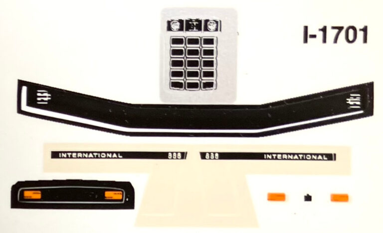 Decal 1/64" IH 886 Set (80's Ertl) - DI1701 - Midwest Decals & Farm Toys