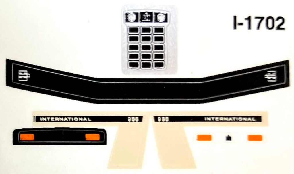 Decal 1/64 IH 986 Set (80's Ertl) - DI1702 - Midwest Decals & Farm Toys