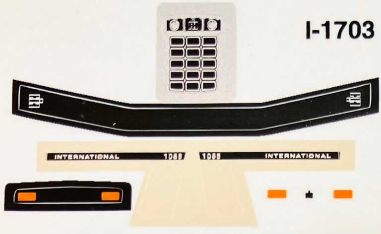 Decal 1/64 IH 1086 Set (80's Ertl) - DI1703 - Midwest Decals & Farm Toys