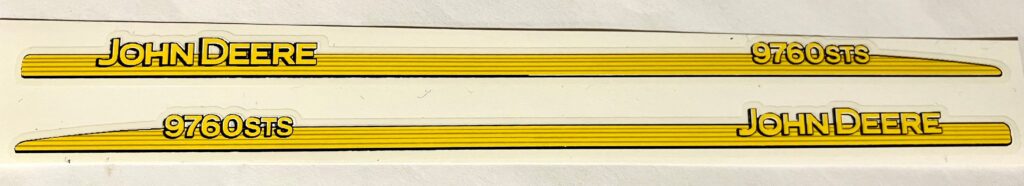 Decal 1/32 John Deere Combine 9760 STS Stripes - DJ1519 - Midwest ...