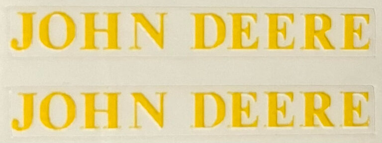 Decal 16 John Deere A, 40 or 60 or older Imp DJ11 - Midwest Decals ...