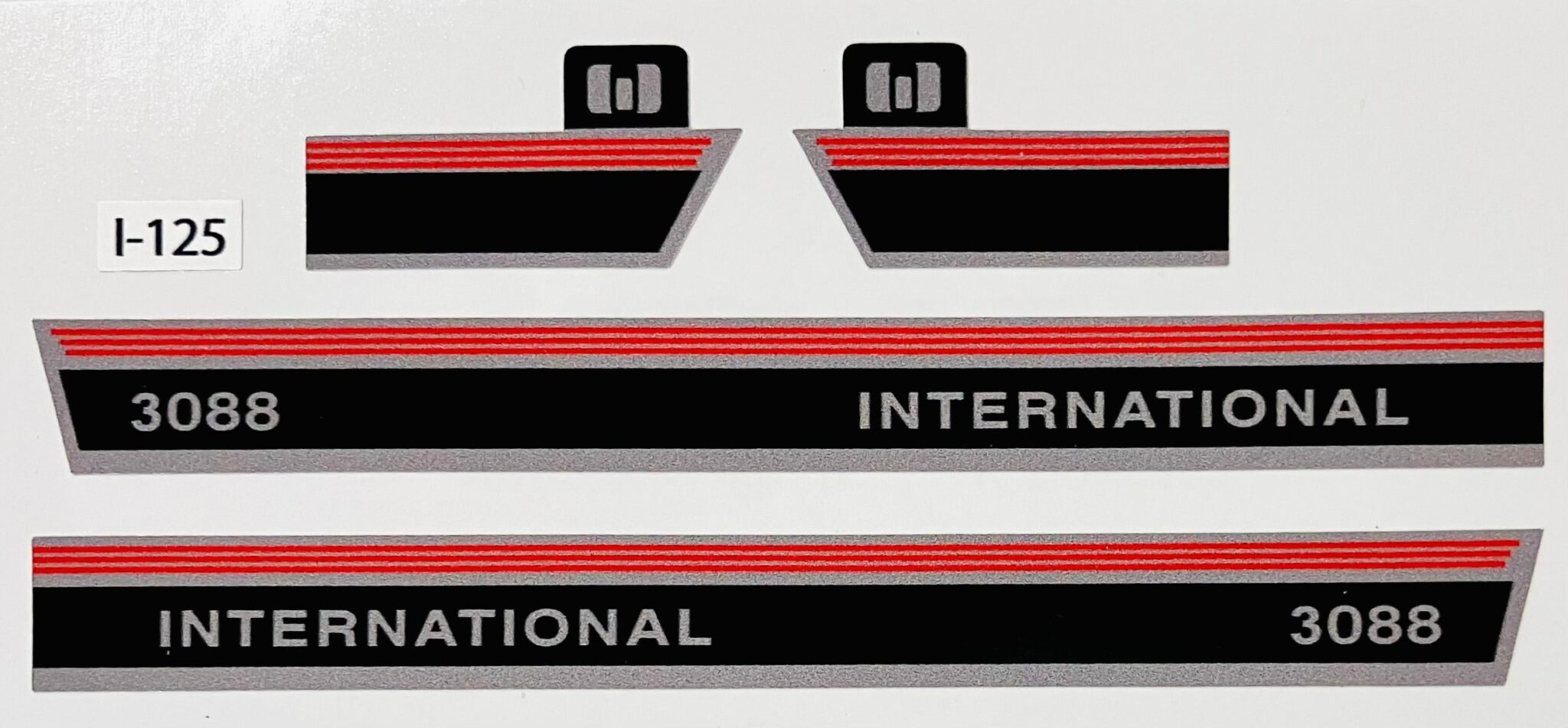 Decal 1/16 IH 3088 Side Panel - DI125 - Midwest Decals & Farm Toys