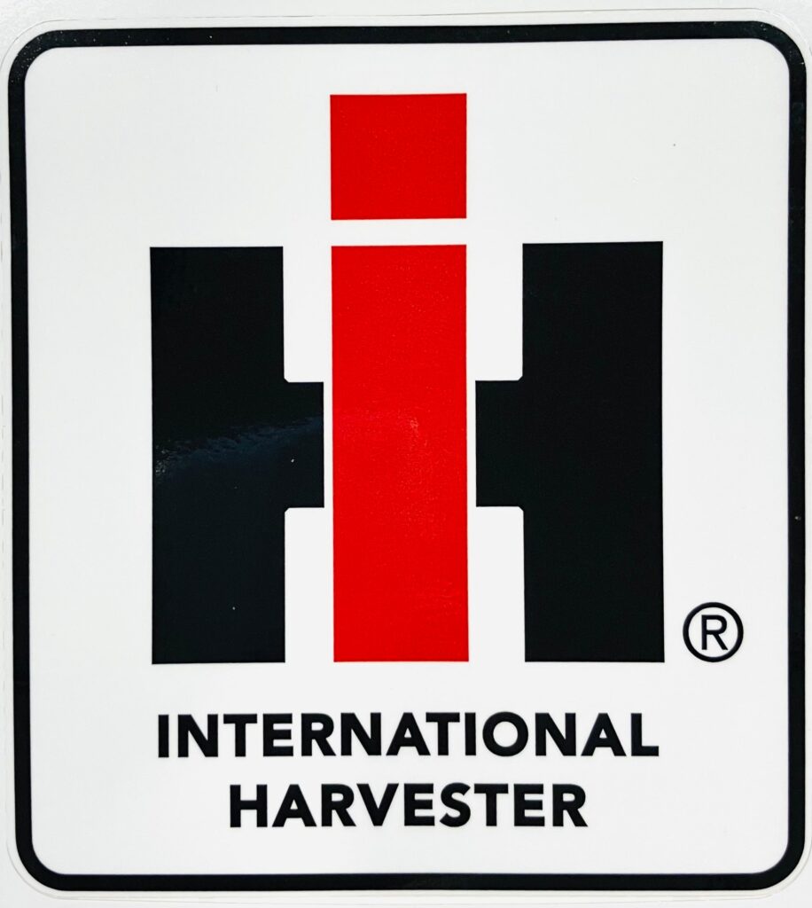 Decal IH Logo (red, white & black) 4 1/2 inch DI1906 - Midwest Decals ...