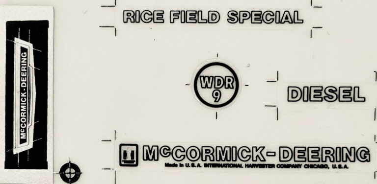 Decal 1/16 IH WDR-9 Diesel Rice Special Set - DI246 - Midwest Decals ...