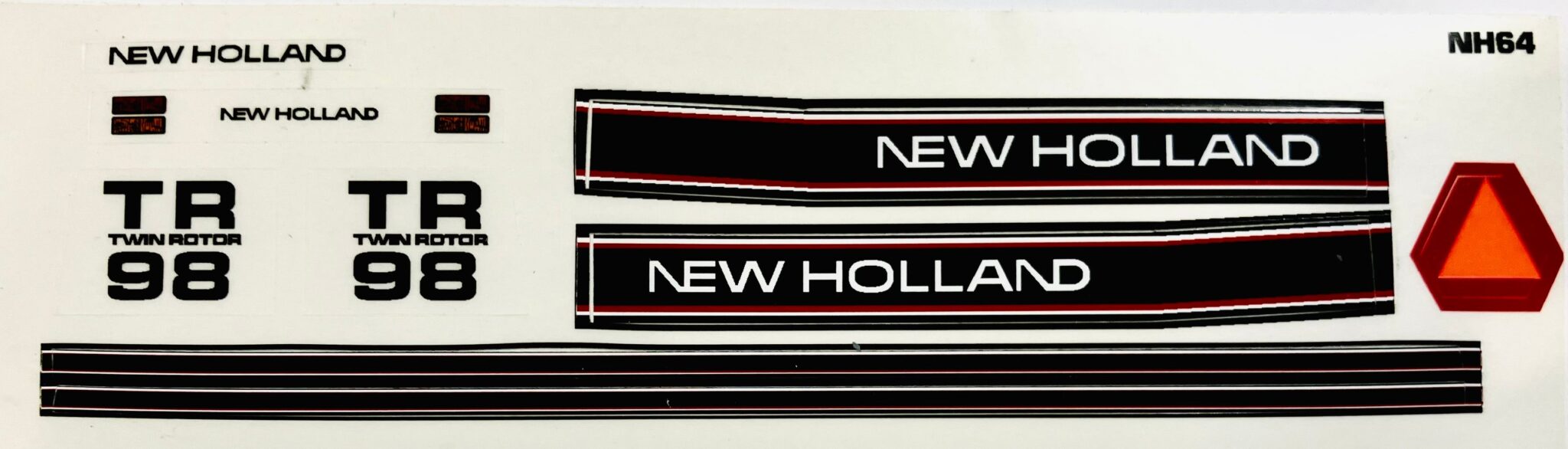 Decal 1/32 New Holland Combine TR-98 Set (black stripe) - DNH64 ...