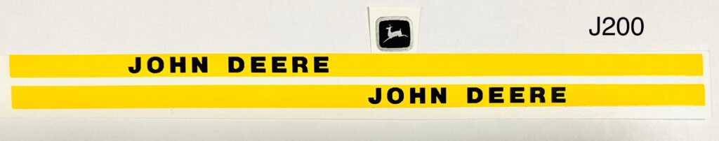 Decal 1/16 John Deere 30 Series Set Large Print - DJ200 - Midwest ...