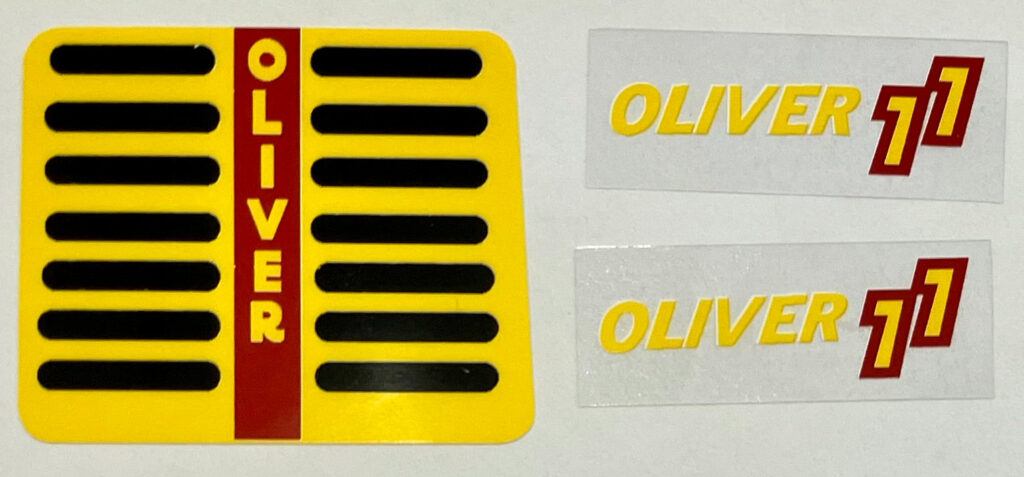 Decal 1/16 Oliver 77 Set Lincoln DO122L - Midwest Decals & Farm Toys
