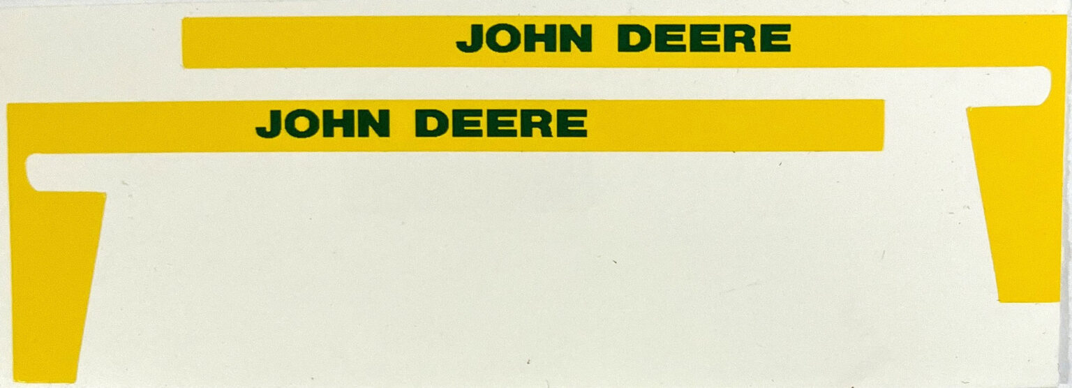 Decal 1/16 John Deere 620 Hood Stripe - DJ60 - Midwest Decals & Farm Toys