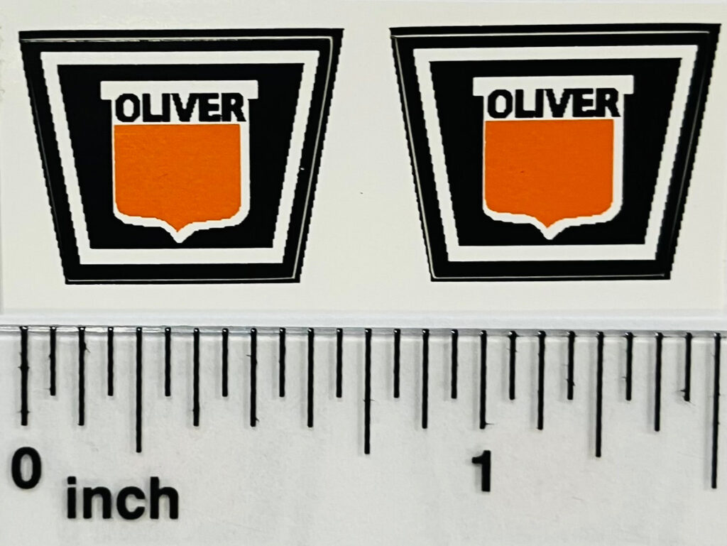 Decal Oliver Logo - DO942 - Midwest Decals & Farm Toys