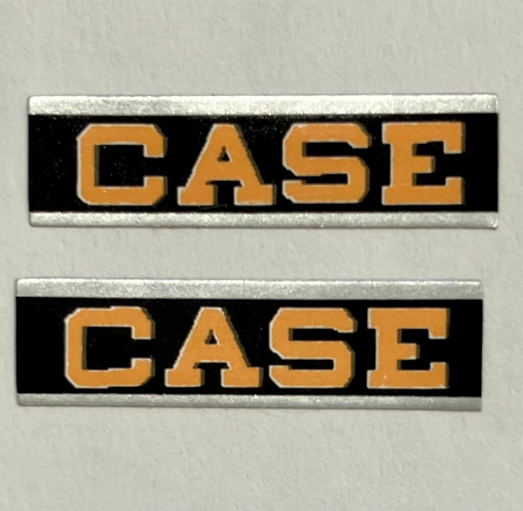 Decal Case Logo (silver, black, tan) 3/4" DC912 - Midwest Decals & Farm ...