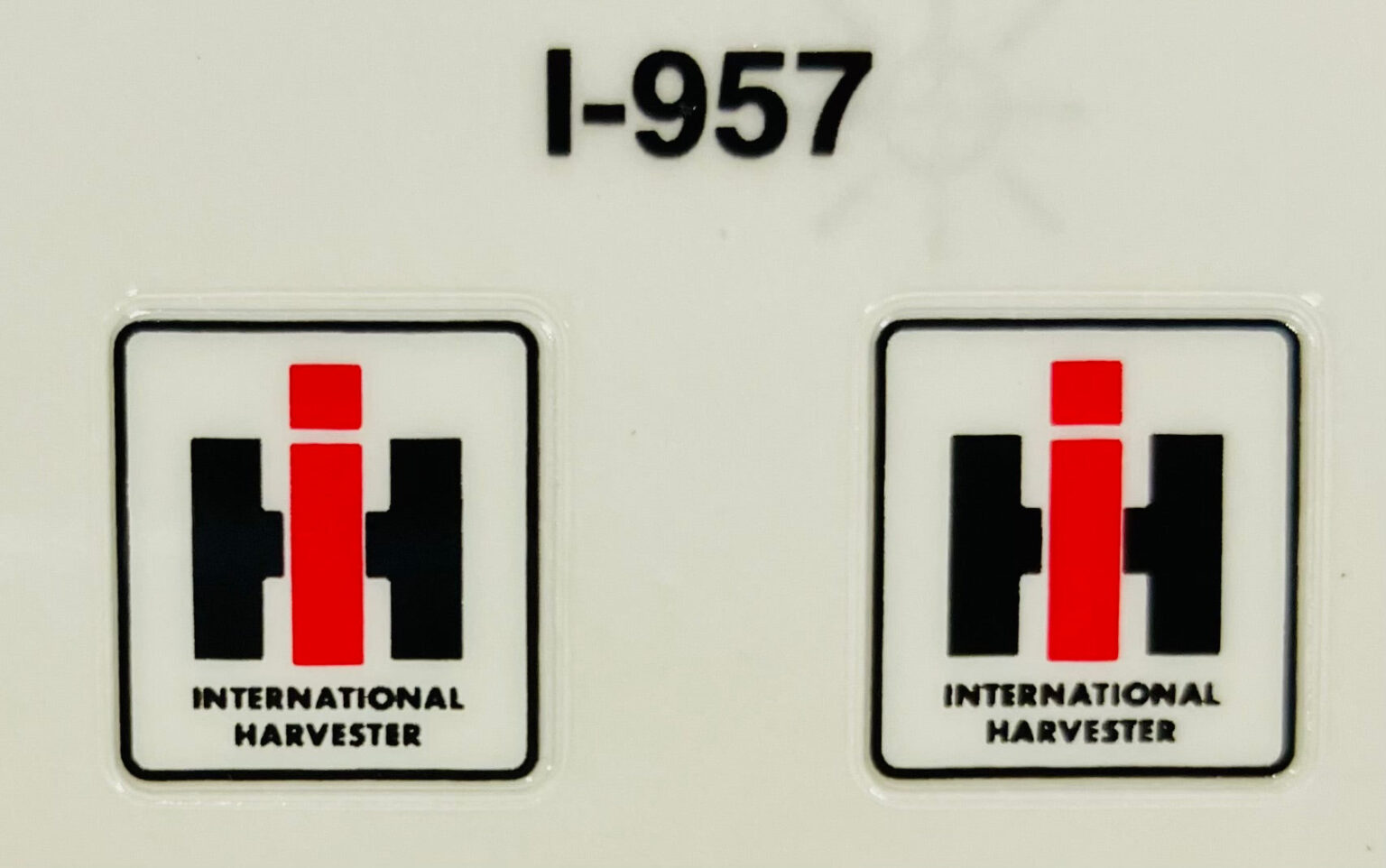 Decal IH Logo (red, white & black) 1/2 inch - DI957 - Midwest Decals ...