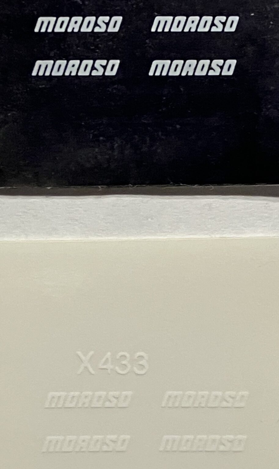 Decal 1/16 Moroso - White - DX433 - Midwest Decals & Farm Toys