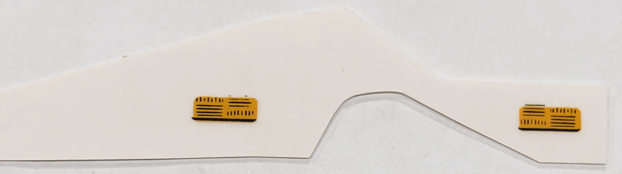 Decal 1/16 Warning Lamps - Amber, Black DX231 - Midwest Decals & Farm Toys