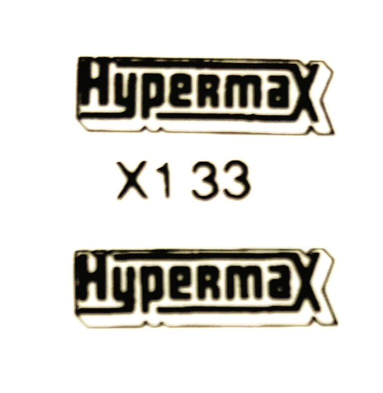 Decal 1/16 Hypermax - Black Large - 5/8" Logo - DX133 - Midwest Decals ...