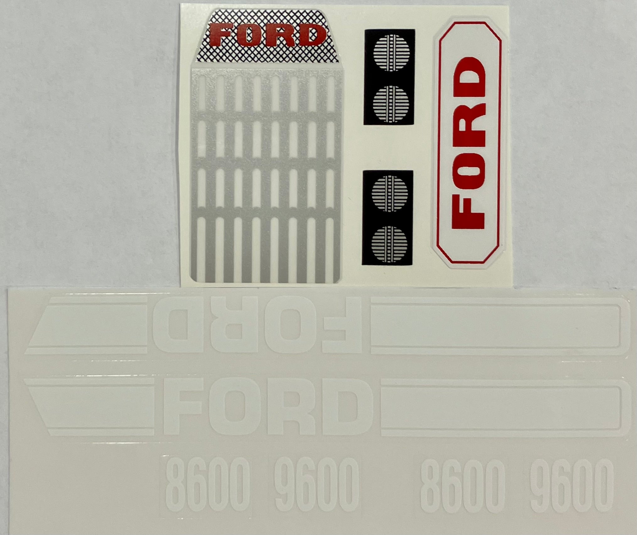 Decal 1/12 Ford 8600 or 9600 set - DF40 - Midwest Decals & Farm Toys