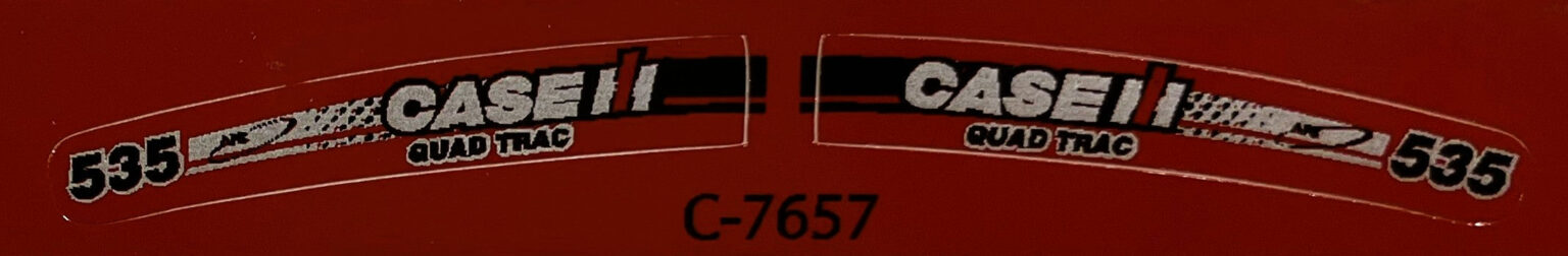 Decal 1/64 Case IH Steiger 535 HD Quad Trac side panels - DC7657HD - Midwest Decals & Farm Toys