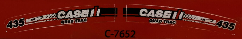 Decal 1/64 Case IH Steiger 435 Quad Trac side panels - DC7652 - Midwest ...
