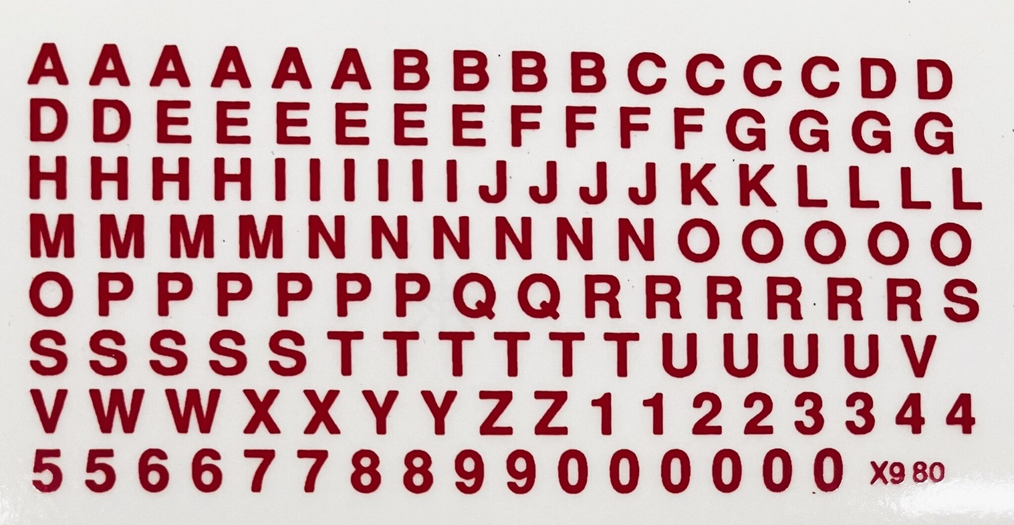 Alphabet & Numbers Decals Archives - Midwest Decals & Farm Toys