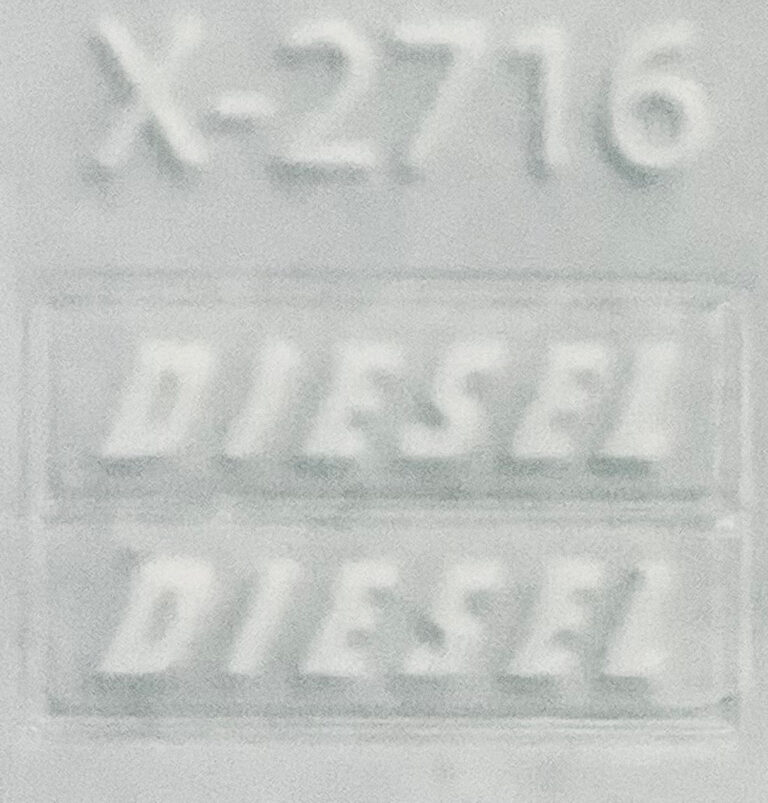 Decal Diesel - White 3/8 inch - 7/16" -DX2716 - Midwest Decals & Farm Toys