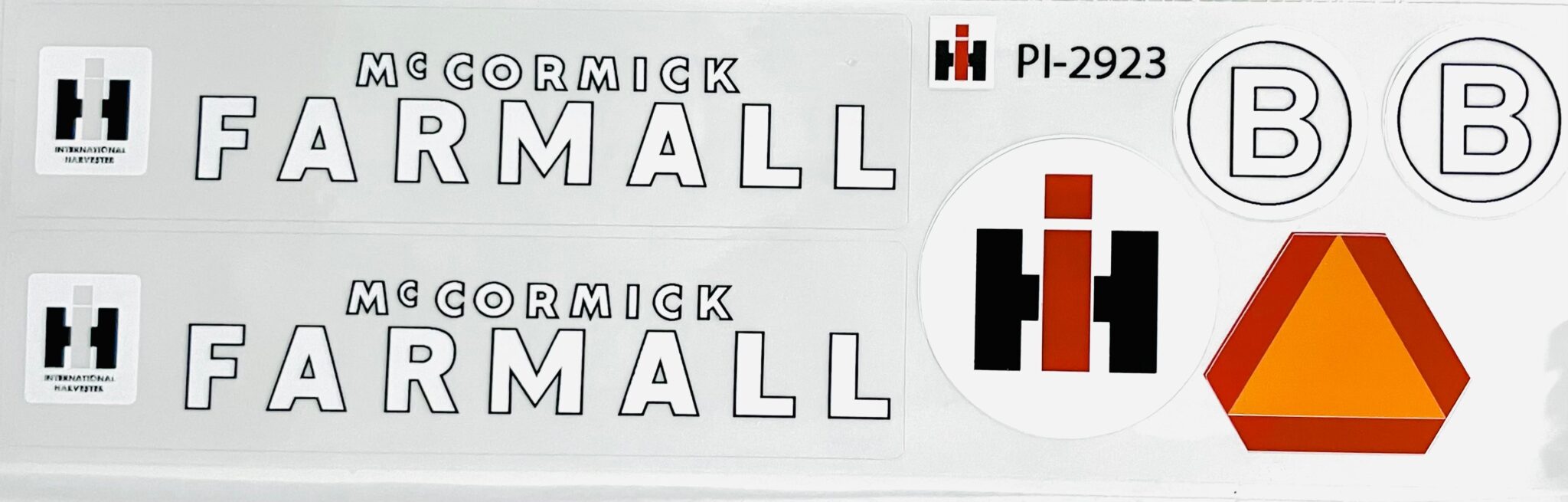 Decal Farmall B Pedal Tractor Set - DPI2923 - Midwest Decals & Farm Toys