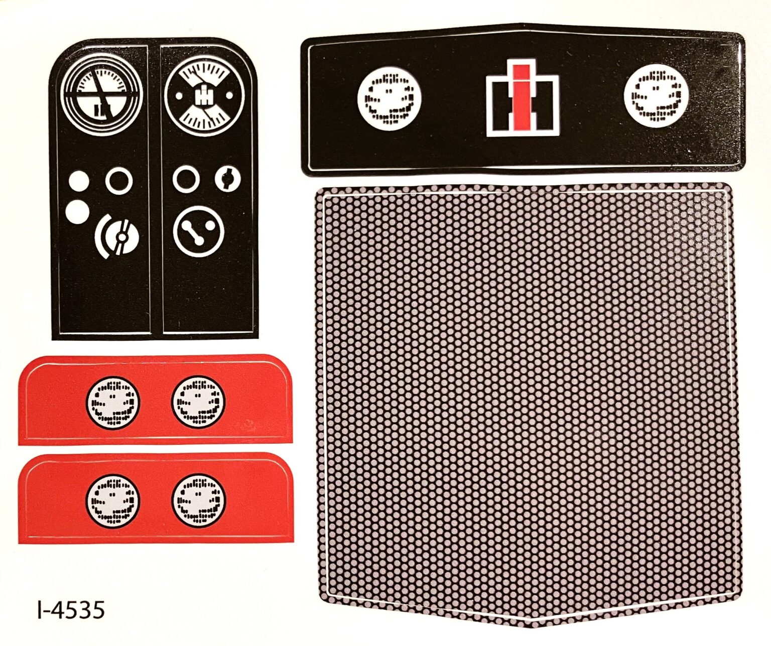 Decal 1/08 International 1066 series Grille, Lights & Dash Set - DI4535 ...