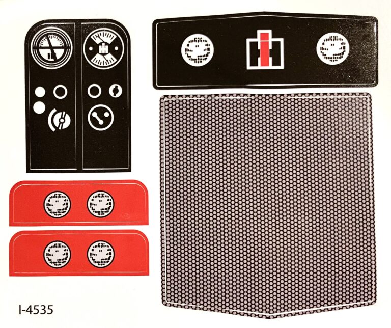 Decal 1/08 International 1066 series Grille, Lights & Dash Set - DI4535 ...