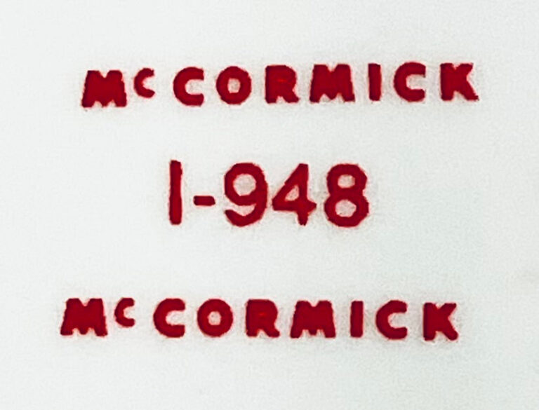 Decal McCormick Logo (red on clear) 5/8" - DI948 - Midwest Decals ...