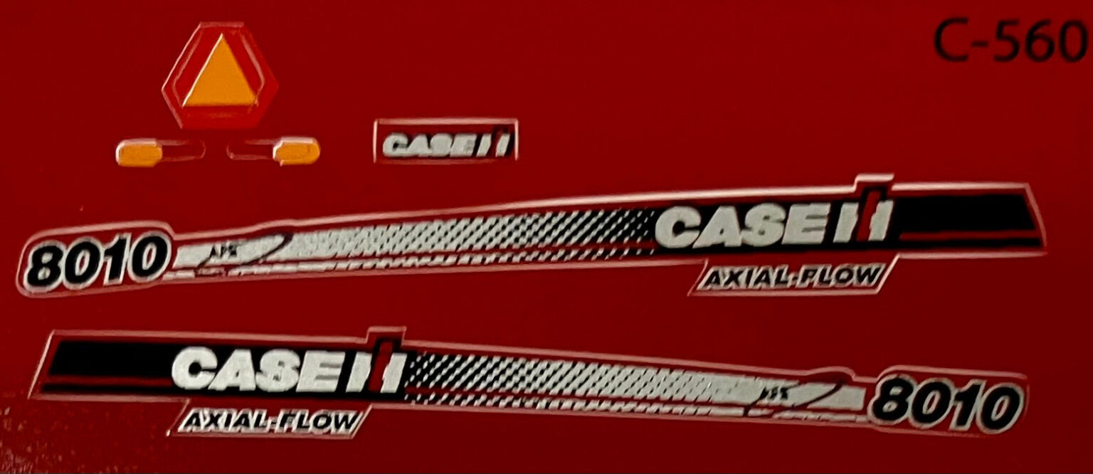 Decal 1/64 Case IH Combine 8010 late Set - DC560 - Midwest Decals ...