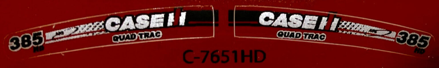 Decal 1/64 Case IH Steiger 385 HD Quad Trac side panels - DC7651HD ...