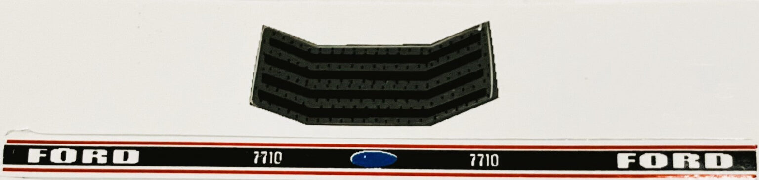 Decal 1/64 Ford 7710 Black - DF716 - Midwest Decals & Farm Toys