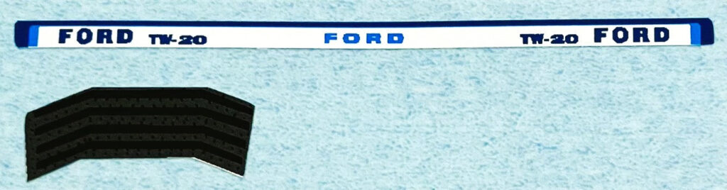 Decal 1/64 Ford TW-20 Set - DF732 - Midwest Decals & Farm Toys