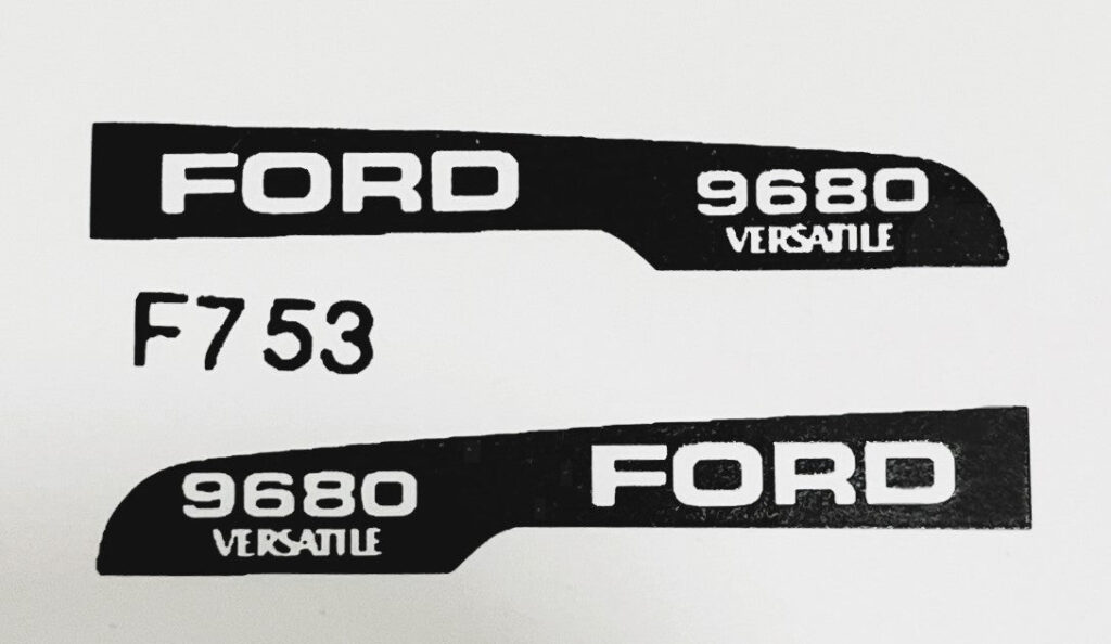 Decal 1/64 Ford/Versatille 9680 Hood Stripe - DF753 - Midwest Decals ...